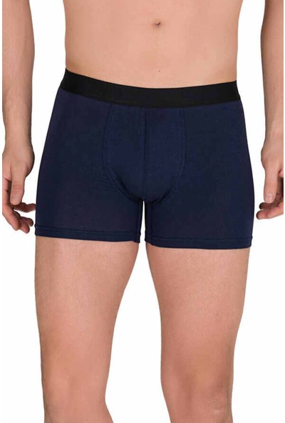 Pamuk Modal Likralı Esnek Erkek Boxer Lacivert 4476B Pamuk Modal Likralı Esnek Erkek Boxer Lacivert 4476B