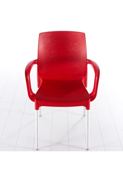 Cakha 4 Adet Novussi Castello Koltuk Kırmızı Cakha 4 Adet Novussi Castello Koltuk Kırmızı