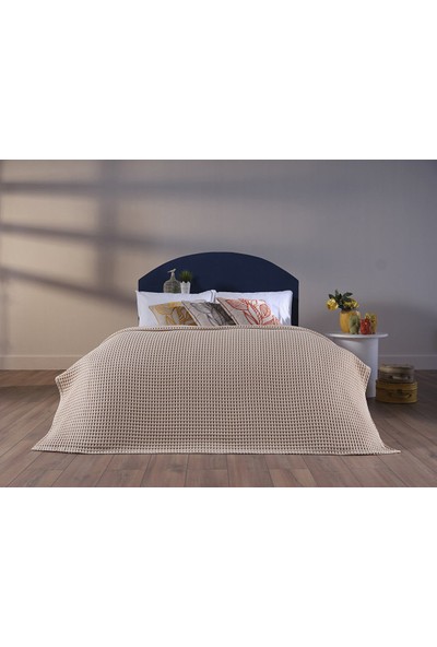 Doqu Home Çift Kişilik Pike Krem - Doqu Home Clara Waffle Doqu Home Çift Kişilik Pike Krem - Doqu Home Clara Waffle