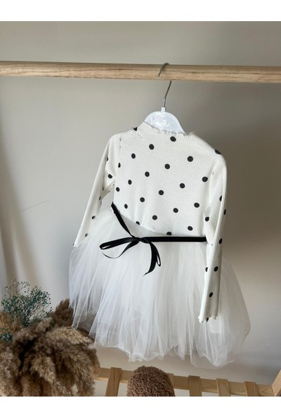 Puantiyeli Tütü Elbise Kız Bebek