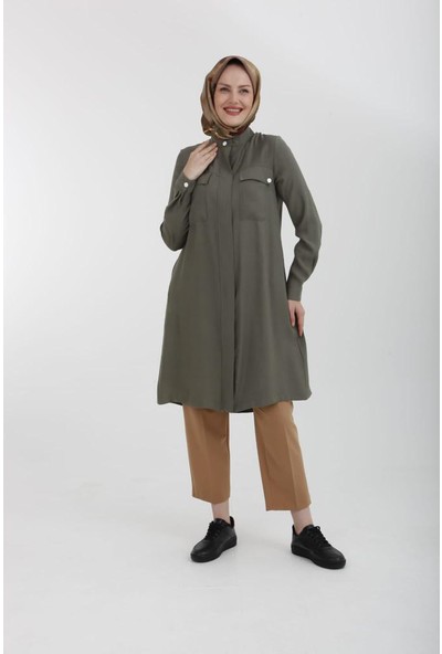 Armine Trend Tunik 22YT494 Haki Modaayka