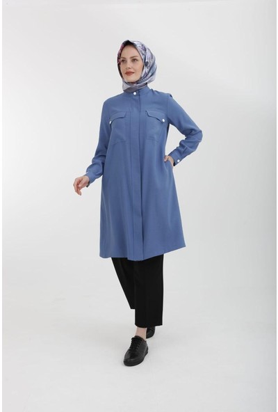 Armine Trend Tunik Mavi 22YT494 Modaayka Armine Trend Tunik Mavi 22YT494 Modaayka