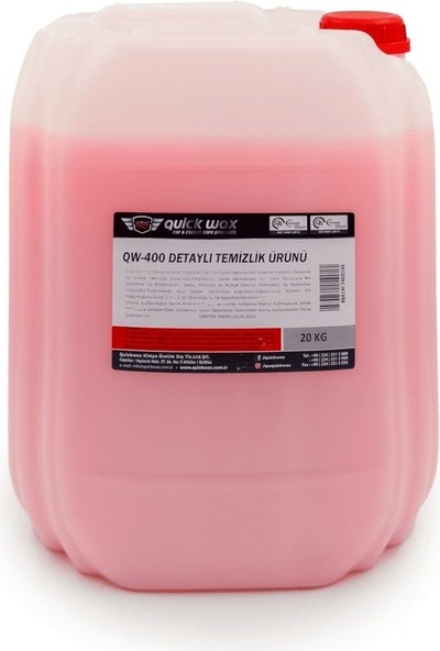 Quick Wax Oto Detaylı Temizlik 20KG