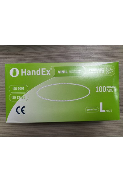 HandexHandex L Beden Vinil Eldiveni