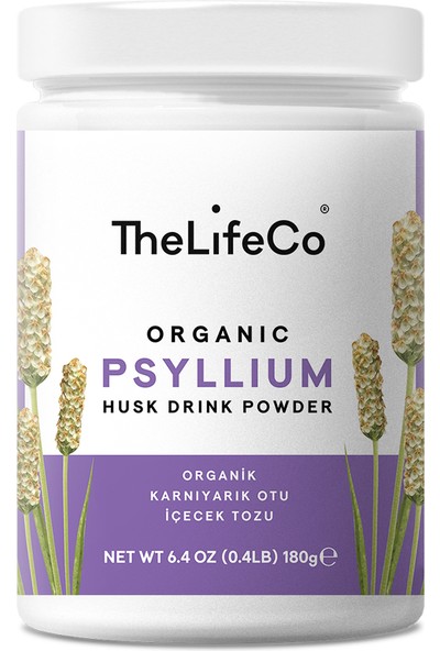 Thelifeco Organik Psyllium Içecek Tozu 180 Gr Thelifeco Organik Psyllium Içecek Tozu 180 Gr
