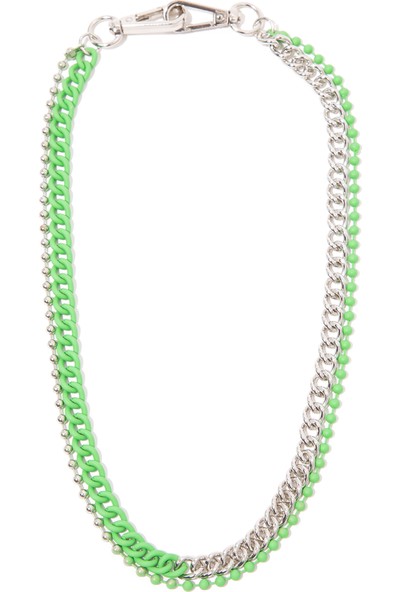 Mavi Gümüş Rengi Kolye