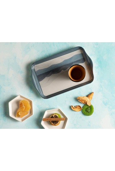 English Home Blue Passion Melamin Tepsi 23,5X14,5 cm Mavi English Home Blue Passion Melamin Tepsi 23,5X14,5 cm Mavi
