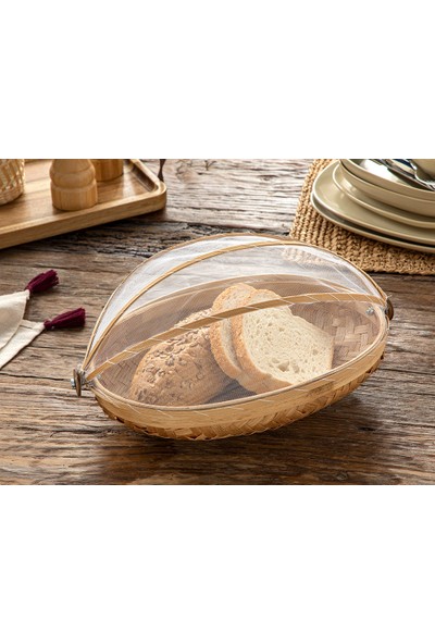 English Home Tulle Ekmek Sepeti 30 x 21 x 7 cm Kahve English Home Tulle Ekmek Sepeti 30 x 21 x 7 cm Kahve