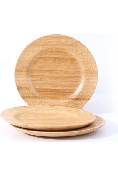 3'lü Bambu Servis Tabağı 3'lü Bambu Servis Tabağı