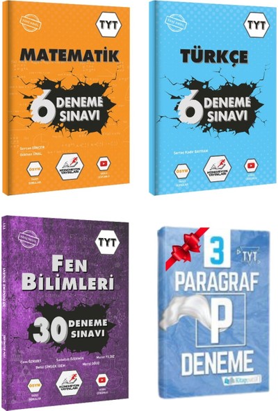 Kondisyon Yayınları TYT 6'lı Matematik TYT 30'lu Fen ve TYT Türkçe Deneme Kondisyon Yayınları TYT 6'lı Matematik TYT 30'lu Fen ve TYT Türkçe Deneme