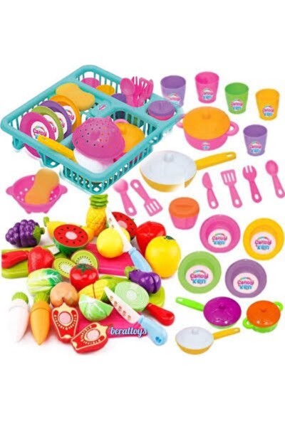 Berat Toys Oyuncak Bulaşık Set Mutfak Seti 20 Parçakesilen Meyve Sebze 21 Parca Bulasik Seti Berat Toys Oyuncak Bulaşık Set Mutfak Seti 20 Parçakesilen Meyve Sebze 21 Parca Bulasik Seti