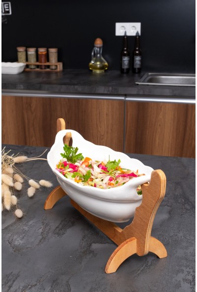 Mim Life Gondol Salata Servis Tabağı 40 cm