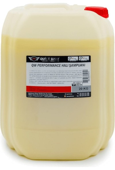 Quick Wax Performance Halı Şampuanı 20KG