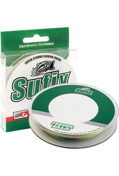 Sufix Feeder Braid Ip Misina Olıve GREEN-0.12MM - 100MT - 5.4kg Sufix Feeder Braid Ip Misina Olıve GREEN-0.12MM - 100MT - 5.4kg