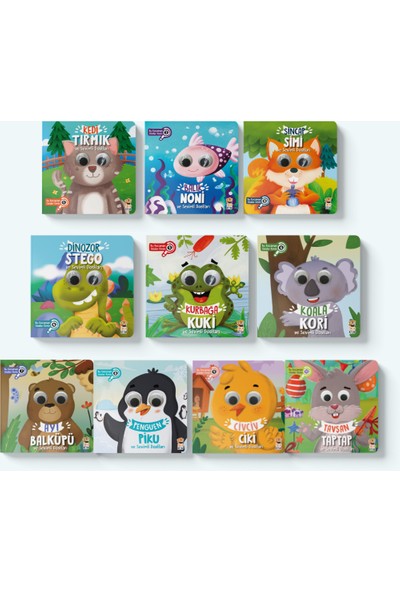 Bu Kocaman Gözler Kimin? (0-6 Yaş) Set 2 (10 Kitap)