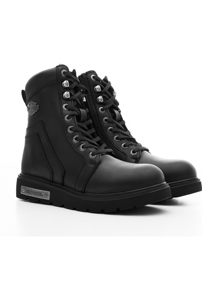 Harley Davidson Harley - Davidson Mcallen 025G100421 Kadın Bot - Siyah Deri