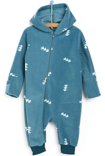 Hellobaby Basic Erkek Bebek Polar Patiksiz Tulum