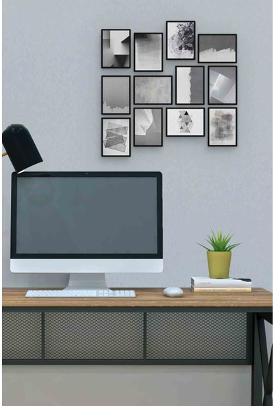 Astak Gri 12 Parça Mdf (Ahşap) Tablo Ofis Boyu 30 x 30 cm cm Astak Gri 12 Parça Mdf (Ahşap) Tablo Ofis Boyu 30 x 30 cm cm