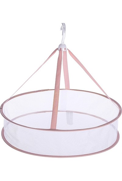 Huaxia Rüzgar Geçirmez Katlanır Giysi Kurutma Sepeti - Pembe (Yurt Dışından) Huaxia Rüzgar Geçirmez Katlanır Giysi Kurutma Sepeti - Pembe (Yurt Dışından)