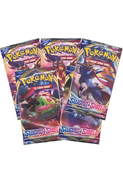 Pokemon Tcg. Sword & Shield Blister Pack (4 Paket)