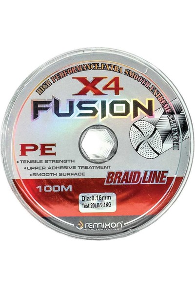 Remixon Fusion X4 0.30MM 100M Spin Lrf Ip Misina Remixon Fusion X4 0.30MM 100M Spin Lrf Ip Misina