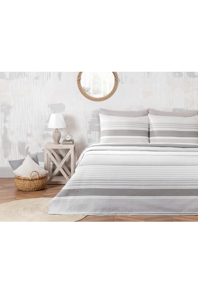 Madame Coco Heloıse Çift Kişilik Baskılı Pike Takımı