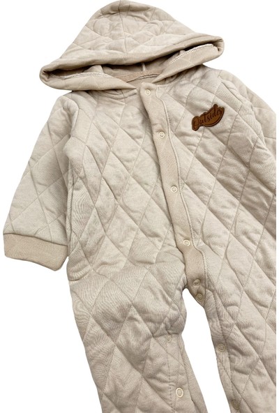 Flexi Kapitone Bebek Dış Tulum Bej