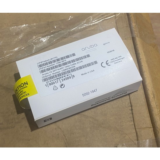 J8177D Hp Aruba 1gbps 100M Rj-45 Connector Sfp Transceiver Fiyatı