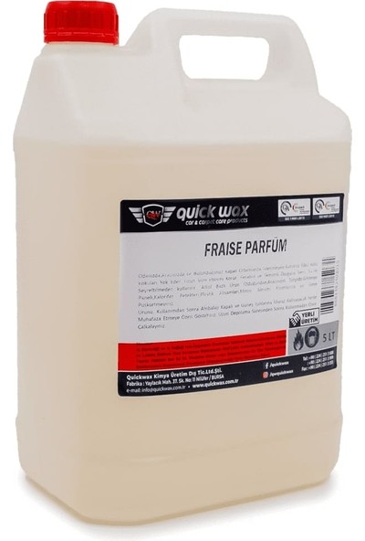 Quick Wax Fraise Oto/oda Parfümü 5kg