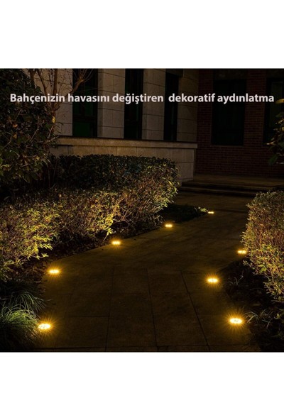 Solar Bahçe Aydınlatma Seti 4 Adet Solar Bahçe Aydınlatma Seti 4 Adet