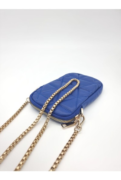 Lacivert Cep Telefonu Çantası