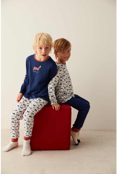 Çok Renkli Adventure 2li Pijama Takımı Çok Renkli Adventure 2li Pijama Takımı