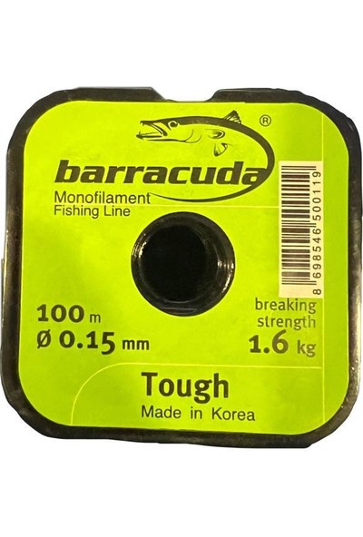 2ADET Barracuda Makara Misina Tough 100M 0,15MM 2ADET Barracuda Makara Misina Tough 100M 0,15MM