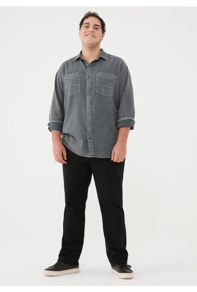 Hasan Siyah Comfort Jean Pantolon