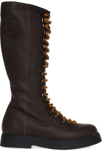 Harley Davidson Deri Kahve Kadın Çizme Robın Harley Davidson Deri Kahve Kadın Çizme Robın