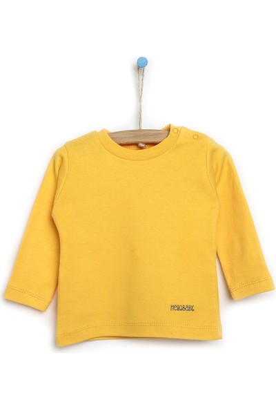 Hellobaby Basic Unisex Bebek Interlok Sweatshirt