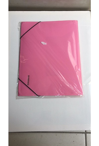 Rubenis Lastikli Dosya Pembe A4 Rubenis Lastikli Dosya Pembe A4