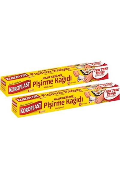 Koroplast Hazır Kesilmiş Yağlı Pişirme Kağıdı 32 Li Koroplast Hazır Kesilmiş Yağlı Pişirme Kağıdı 32 Li