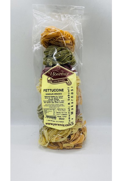 Fettuccine (Fettucini) Makarna-Sebzeli & Yumurtalı - 350 gr Fettuccine (Fettucini) Makarna-Sebzeli & Yumurtalı - 350 gr