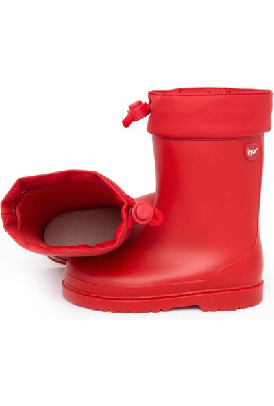 Igor W10100 Chufo Cuello Çocuk Kırmızı Yağmur Çizmesi Igor W10100 Chufo Cuello Çocuk Kırmızı Yağmur Çizmesi