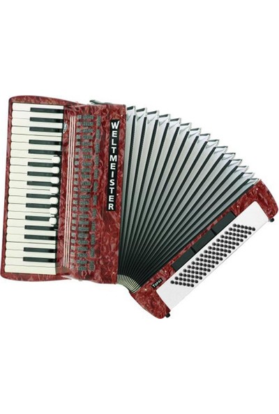 Akordeon Weltmeister Topas 37/96/ııı/7/3 Kırmızı WM-01010590