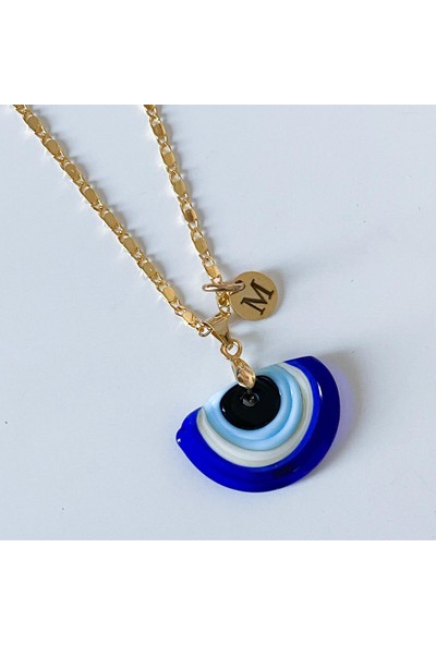 Murano Nazar Harfli Kolye
