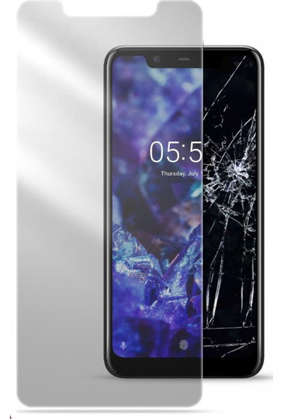Bayraktaron Nokia 5.1 Plus Ekran Koruyucu 9h Parlak 2.5d Şeffaf Temperli Kırılmaz Cam Ekran Koruma Hd (YB27YED) Bayraktaron Nokia 5.1 Plus Ekran Koruyucu 9h Parlak 2.5d Şeffaf Temperli Kırılmaz Cam Ekran Koruma Hd (YB27YED)