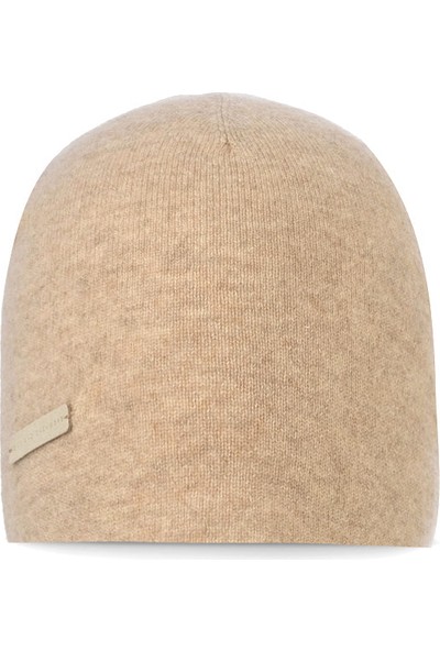 Silk And Cashmere Bej Saf Kaşmir Hannover Bere