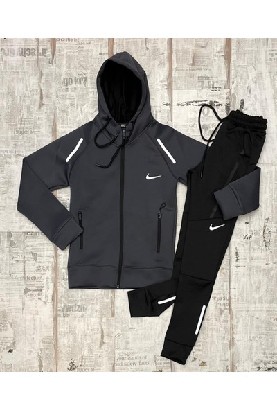 Nepa Fermuarlı Scoba Kumaş Eşofman Takımı