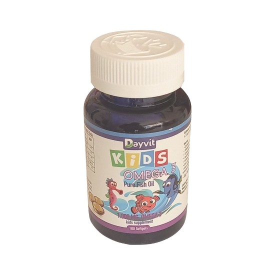 Dayvit Kids Omega-3 Pure Fish Oil 1000MG 100 Softjel | Fiyatı