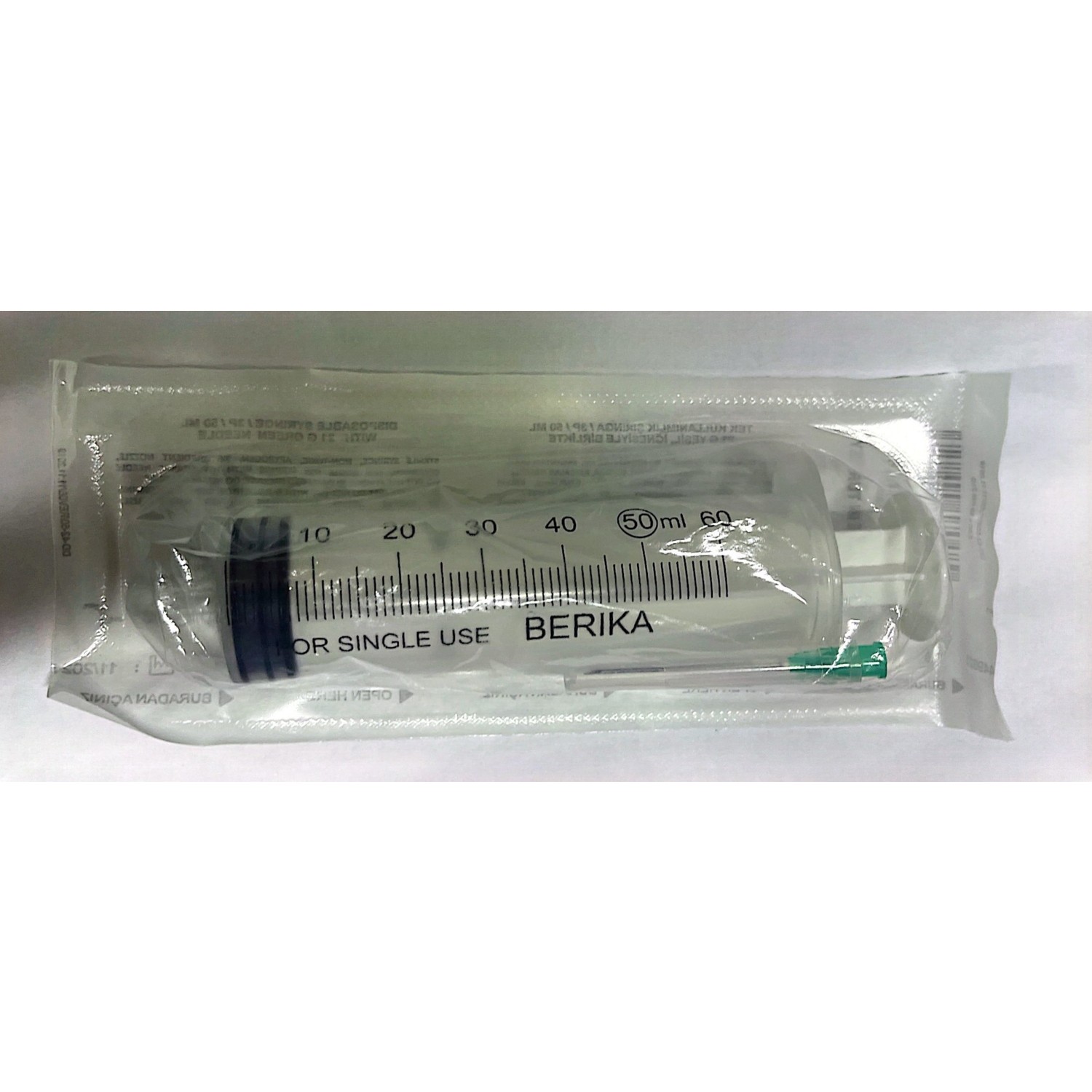 Steril 50 cc Yeşil 21g Uçlu Enjektör 70 Adet Fiyatı