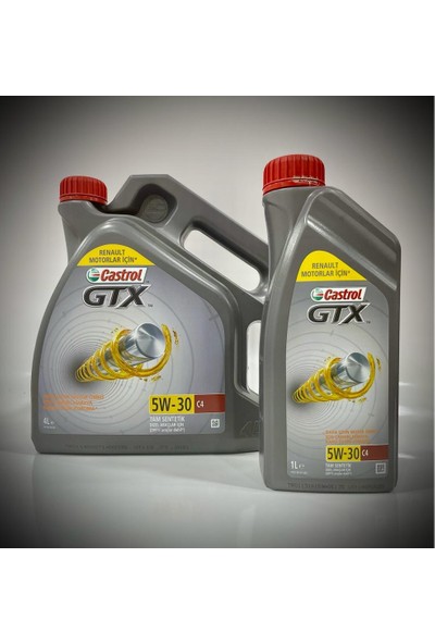 Castrol Gtx 5W30 (4+1) 5 Lt 1.5 Motora Uyumlu Yağ Filtresi Hediye (Üretim Yılı 2022) Castrol Gtx 5W30 (4+1) 5 Lt 1.5 Motora Uyumlu Yağ Filtresi Hediye (Üretim Yılı 2022)