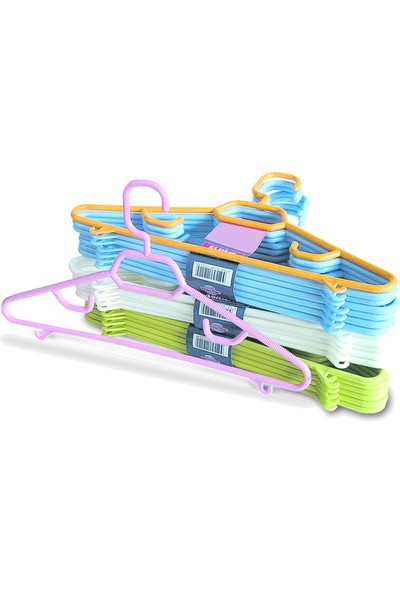Zambak Eminhome Plastik Elbise Askısı 6 Lı Zambak Eminhome Plastik Elbise Askısı 6 Lı