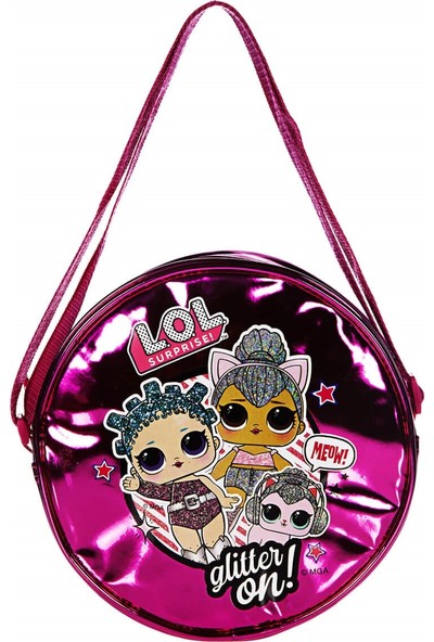 Mor Surprise Yuvarlak Beslenme Çantası LLÇAN20485